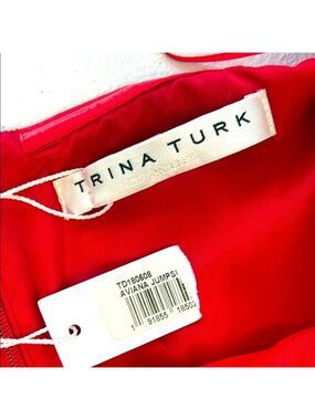 Trina Turk | Pants & Jumpsuits | Trina Turk Aviana Jumpsuit Red Off The ...